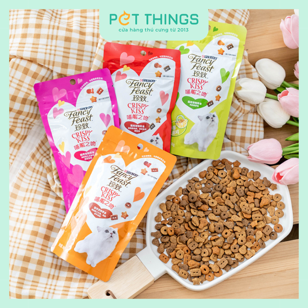 Fancy Feast Crispy Kiss - Crispy Cat Snacks 60g (Central Inland) | Shopee Malaysia