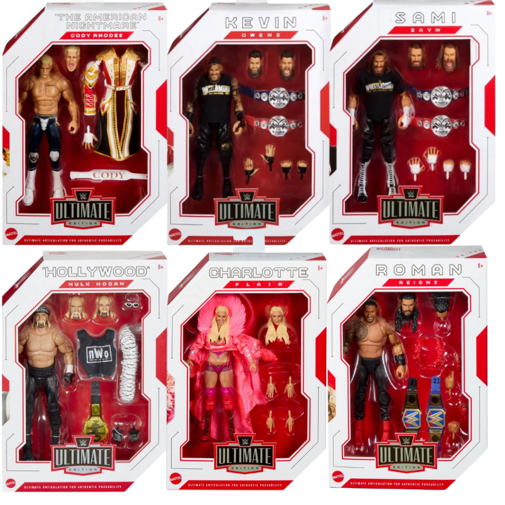 (Update September 28) Model WWE Cody Rhodes, Roman Reign, Kevin Owens ...