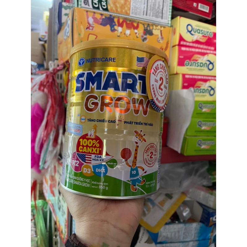 Smarta grow 2+ powdered milk can 850g for height and brain development ...