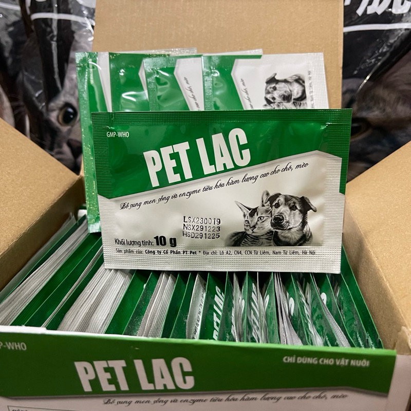 Pet Lac digestive enzyme (elac) for dogs and cats, 10g pack | Shopee ...