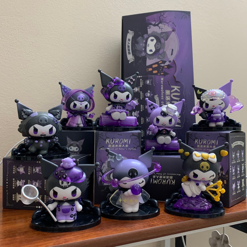 Full set kuromi Infrared Story - kuromi pink purple - purple Rose ...