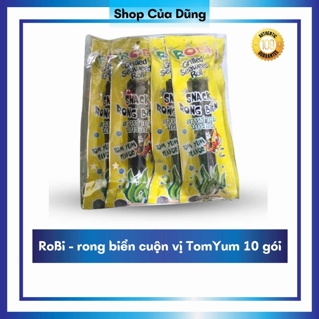 Robi Seaweed snack Roll 4 Flavors Of 10 Packs | Shopee Malaysia