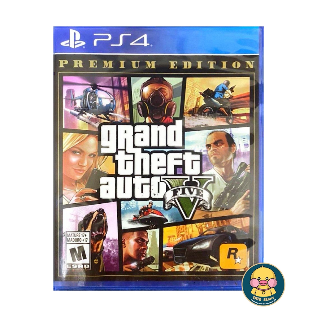 [99% New] PS4 Game Disc: Grand Theft Auto V Premium Edition | Shopee ...