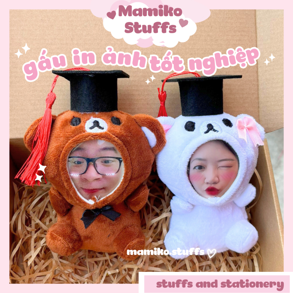 Graduation Bear 3D Photo Printing on Demand (photo printing included ...