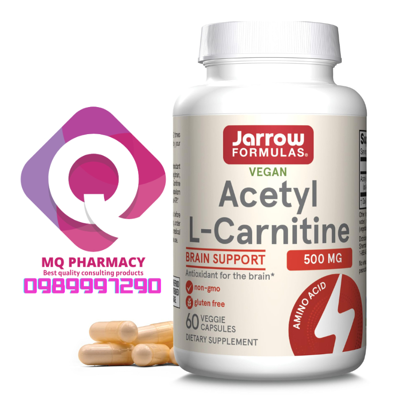 Jarrow Acetyl L-Carnitine - Capsules that support muscle, energy and ...