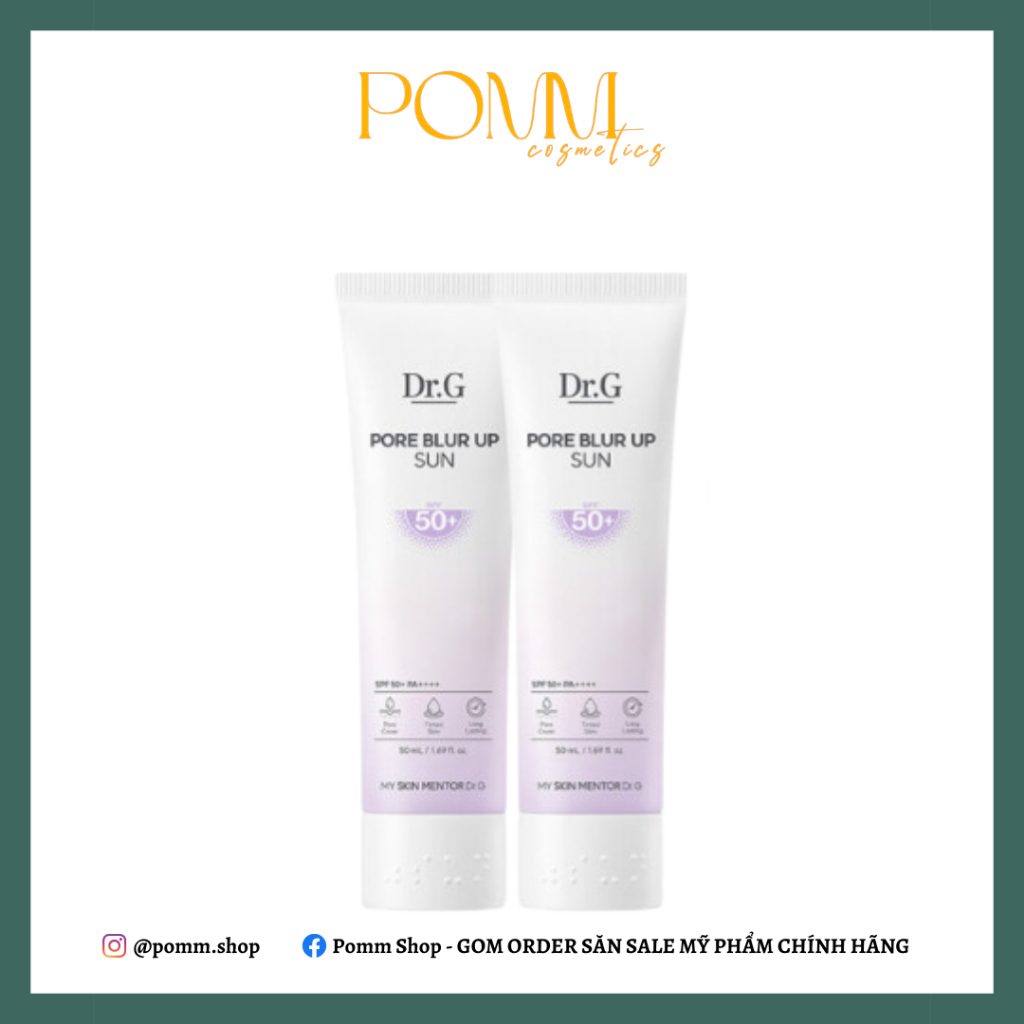 Sunscreen Dr.G Pore Blur Up Sun Spf 50+ PA ++ + 50ml (Purple) | Shopee Malaysia
