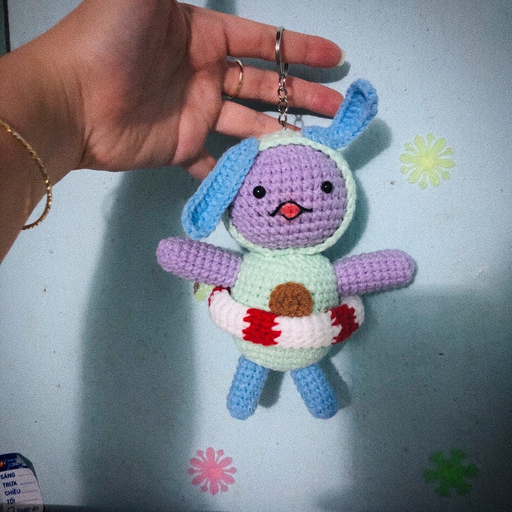 [Real Photo] DOLL KEYCHAIN Handmade AVOCEAN/ PERMPOON/ JAIDEE/TOMAFOX ...