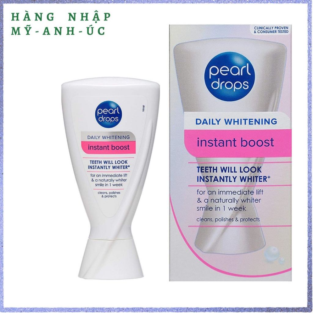 Pearl Drops Instant Boost Teeth Whitening Toothpaste 80g (50ml) UK ...