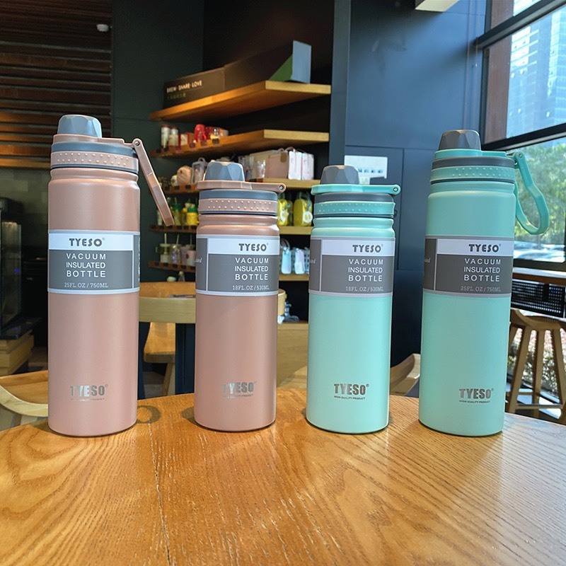 Tyeso thermos bottle with capacity of 530ml with 6 youthful colors ...