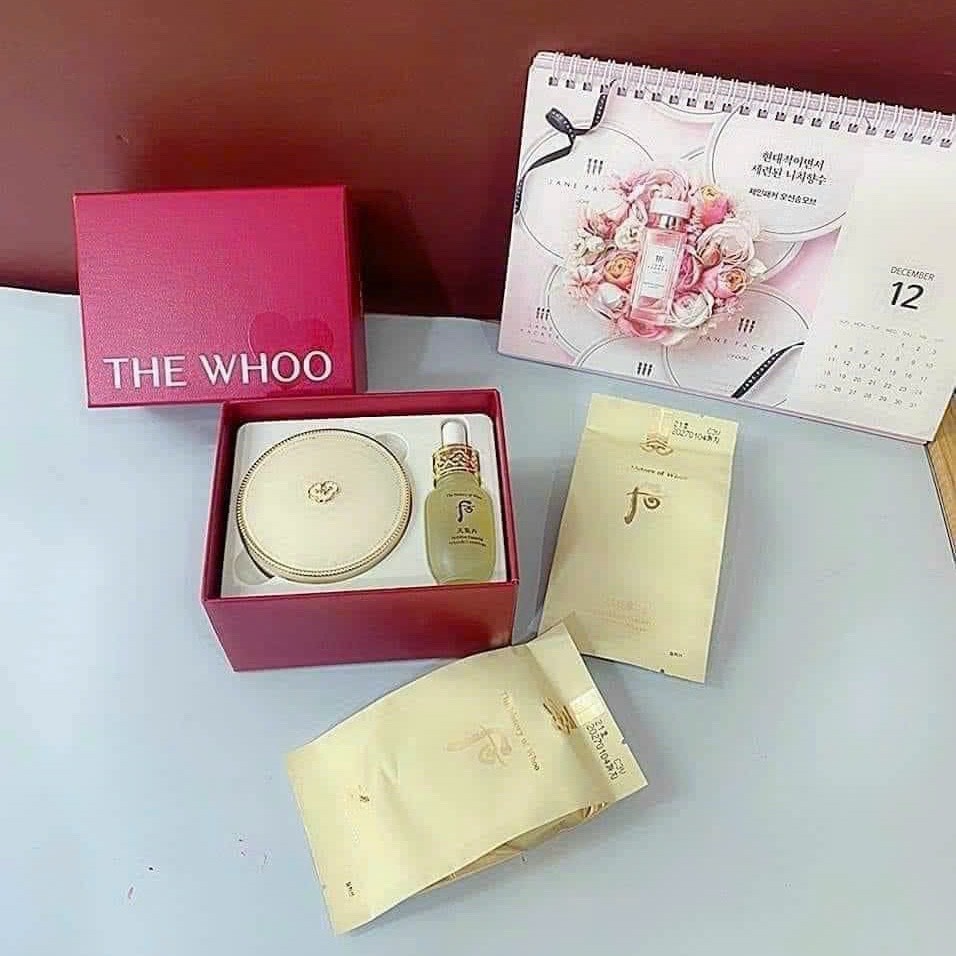Korean Whoo Cushion Powder Makeup Concealer Anti-Aging, Whoo Luxury ...