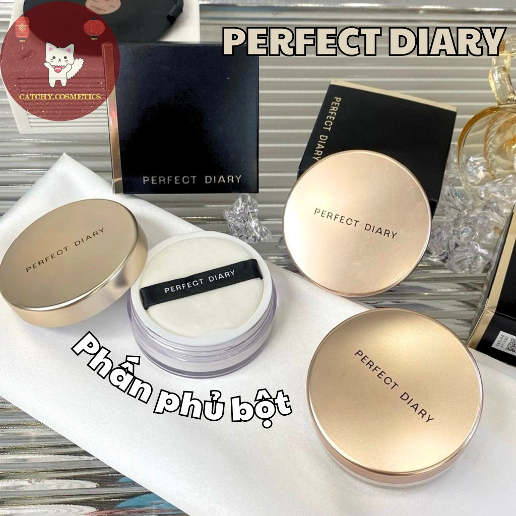 [PERFECT DIARY] PERFECT DIARY Face Powder Gold Cap Oil Control Antiperspirant 7g | Shopee Malaysia