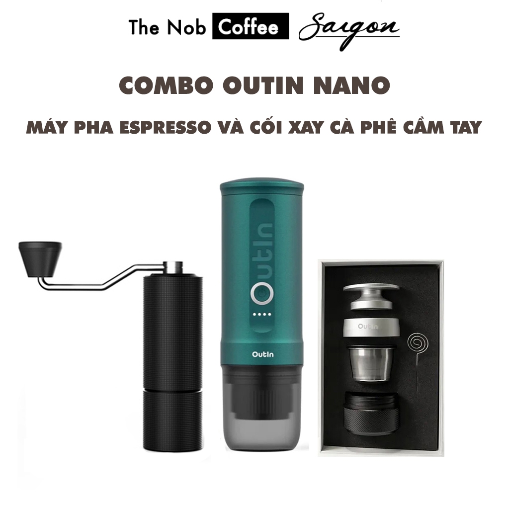 Outin Nano Combo | Outin Nano espresso machine and Timemore C3 ESP ...