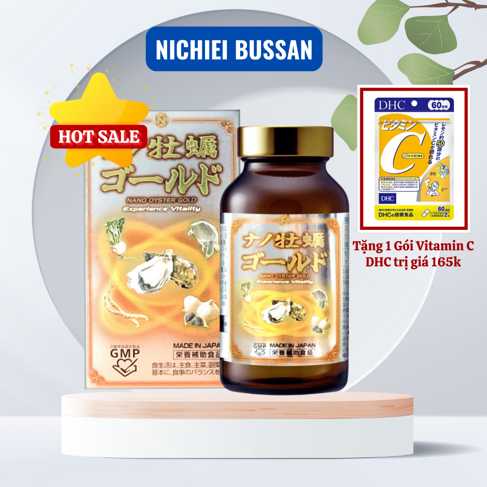 [Genuine] Nichiei Bussan Nano Gold oyster essence pills 120 pills Japan ...