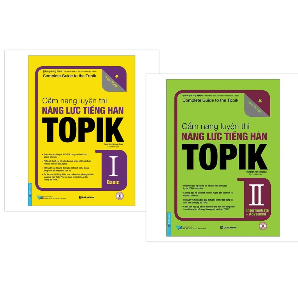 Book - combo of 2 books: Korean Proficiency Test Preparation Guide ...