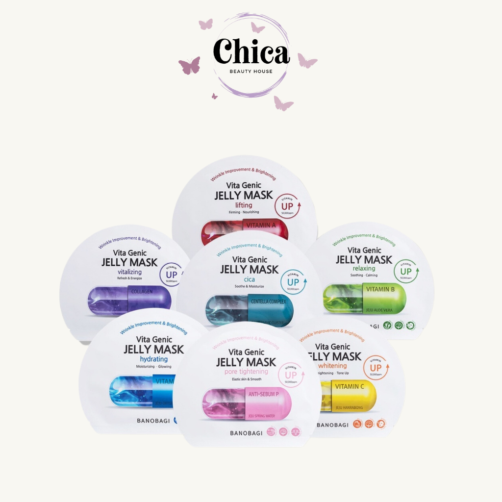 Banobagi Vita Genic Jelly Mask, new model, full box (10 pieces ...
