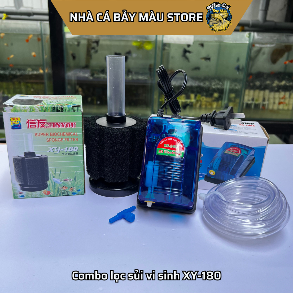 XY-180 microbiological effervescent filter Combo with 1-nozzle oxygen ...