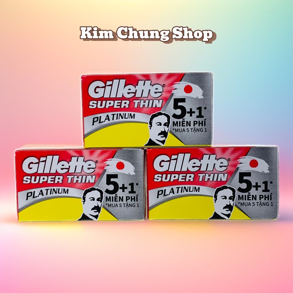 Odd 1 box of Gillette old red razor blades (Box of 5 blades) | Shopee ...