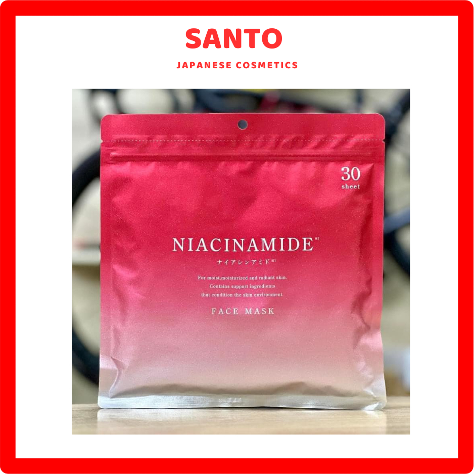 Japanese Niacinamide Mask (30 pieces) | Shopee Malaysia
