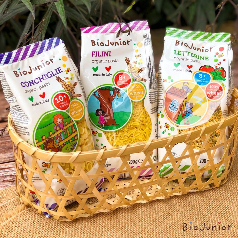 Biojunior Italian organic mini spaghetti and Somen noodles for babies ...