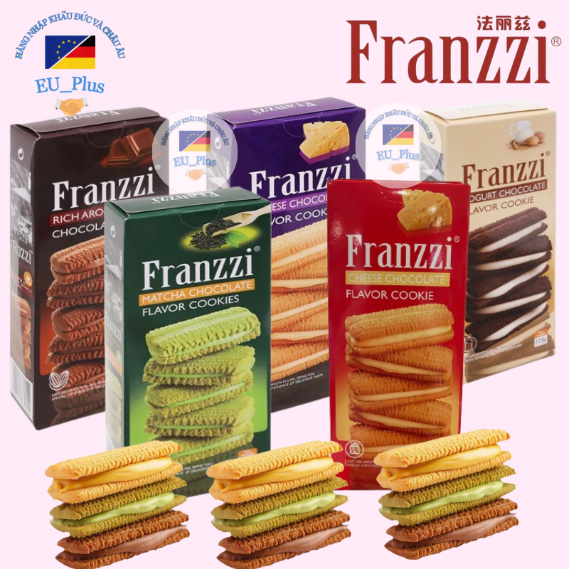Franzzi biscuits 115g - green tea flavor - Cheese flavor - chocolate ...