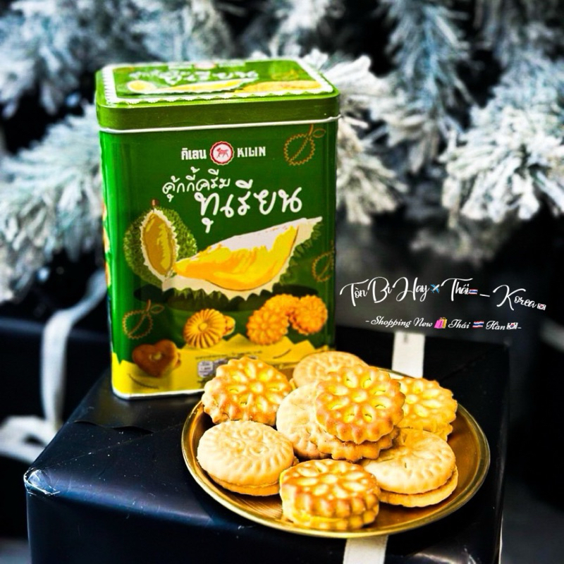 Thai Kilin Durian Cookies [Box of 400g] | Shopee Malaysia