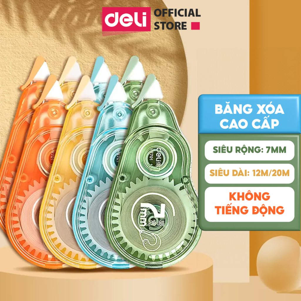 Deli 12M 20M High-Quality Film Delete Pen - 7mm Delete Cross-Section ...