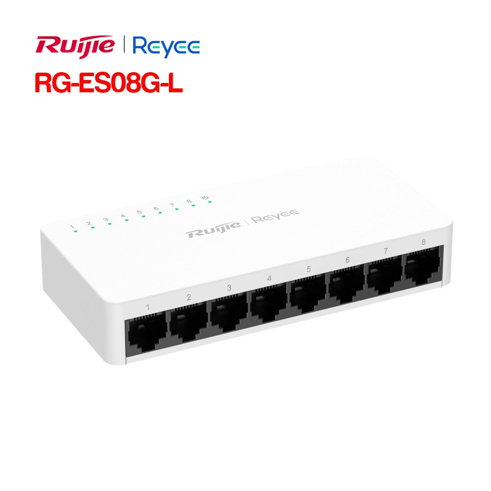 Ruijie RG-ES08G-L 08G, 8port Gigabit 1000 8-port Switch, new full box ...