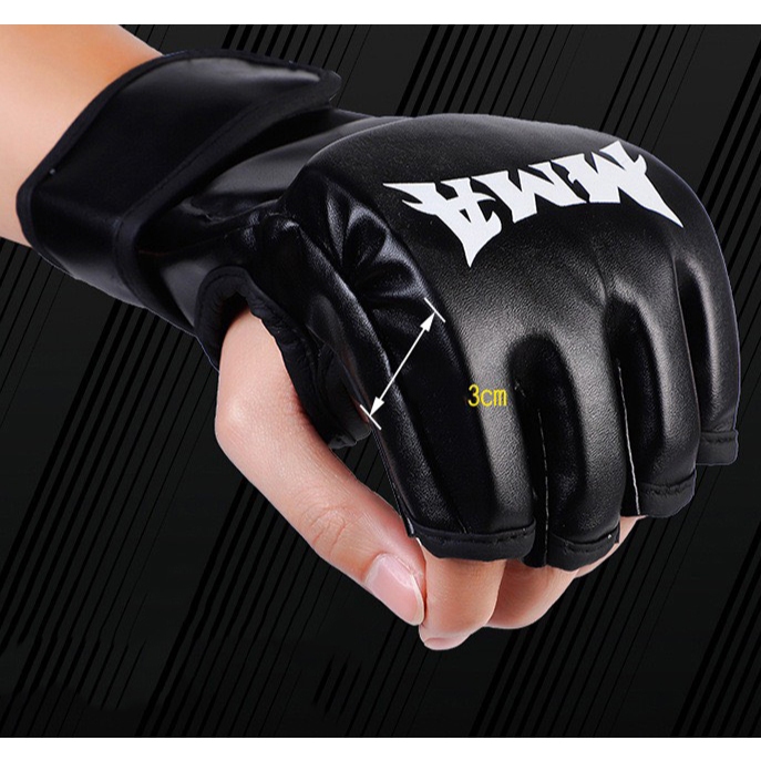 Mma Boxing Gloves Open Finger Sports Gloves UFC Boxing Fighting ...