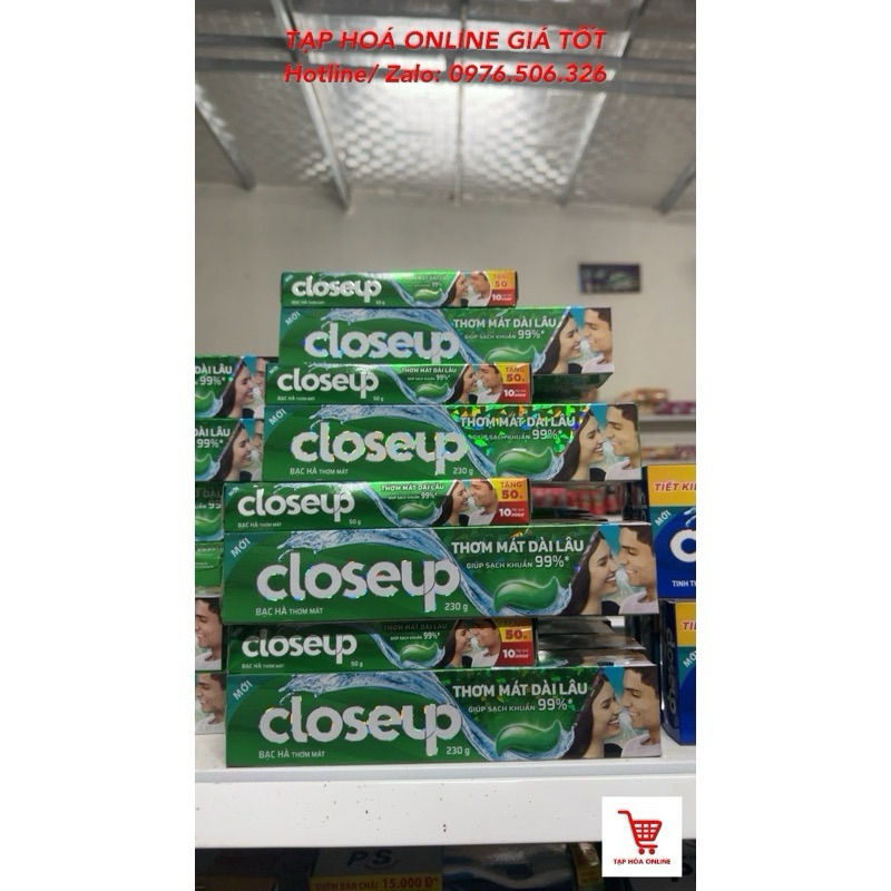 Closeup Mint Toothpaste Tube 230g [Free With Small Box As Shown ...