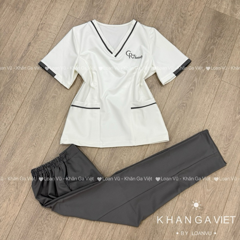Spa uniforms, medical uniforms, doctor's crubs sets with super pretty ...
