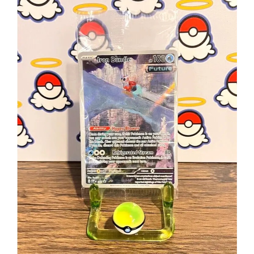 Pokemon Iron Bundle SVP066 (seal) - Illustration Rare Promo English Odd ...