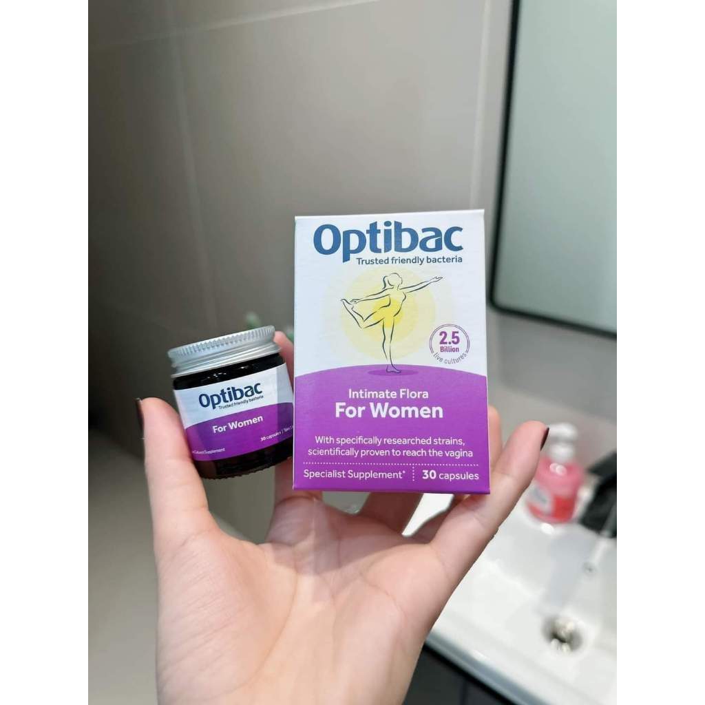 Optibac Purple For Women Gynecological Probiotics Care For The Genitals ...