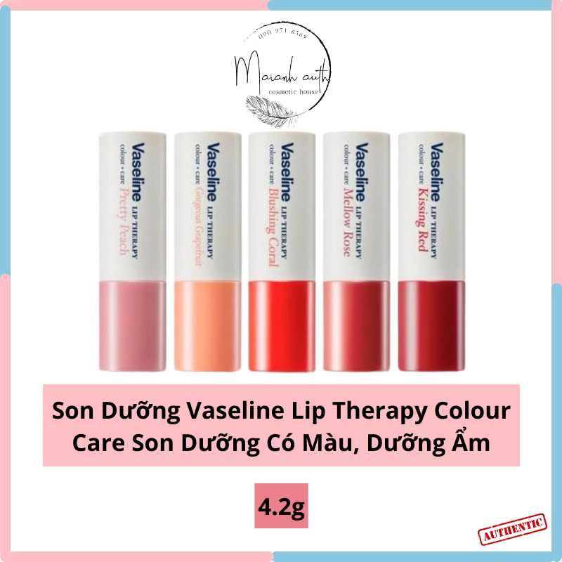 Vaseline Lip Therapy Color Care Korean Version Vaseline Lip Balm 4.2g ...