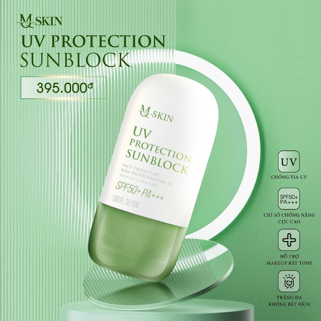 [New Model] MQ SKIN Sunscreen SPF 50+ MQ SKIN - UV Protection Sunblock ...