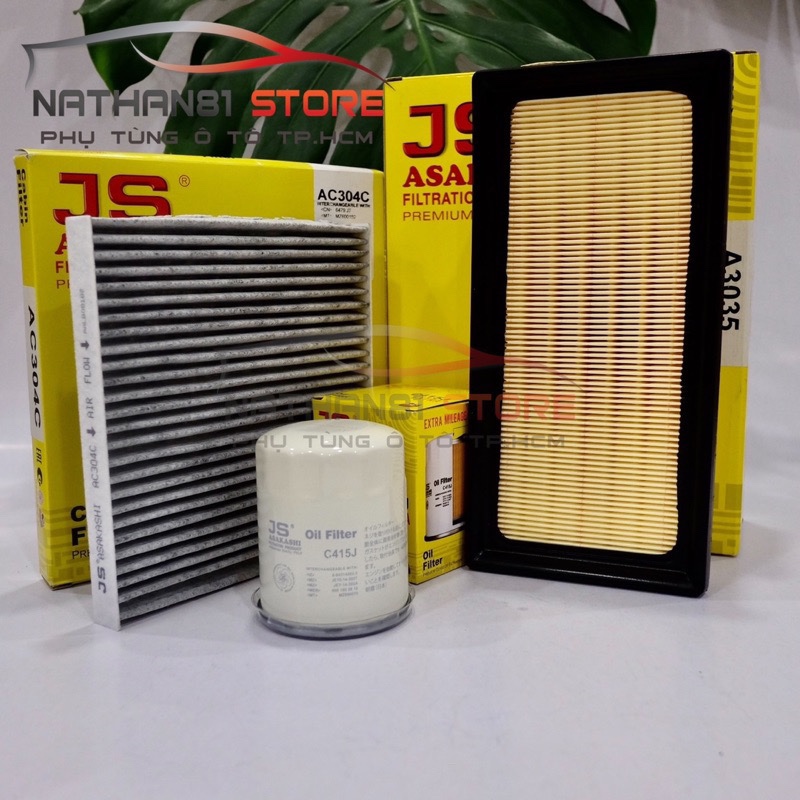 [Combo] 3 JS Asakashi Filters for Xpander 1.5 2017-2024. Engine air ...