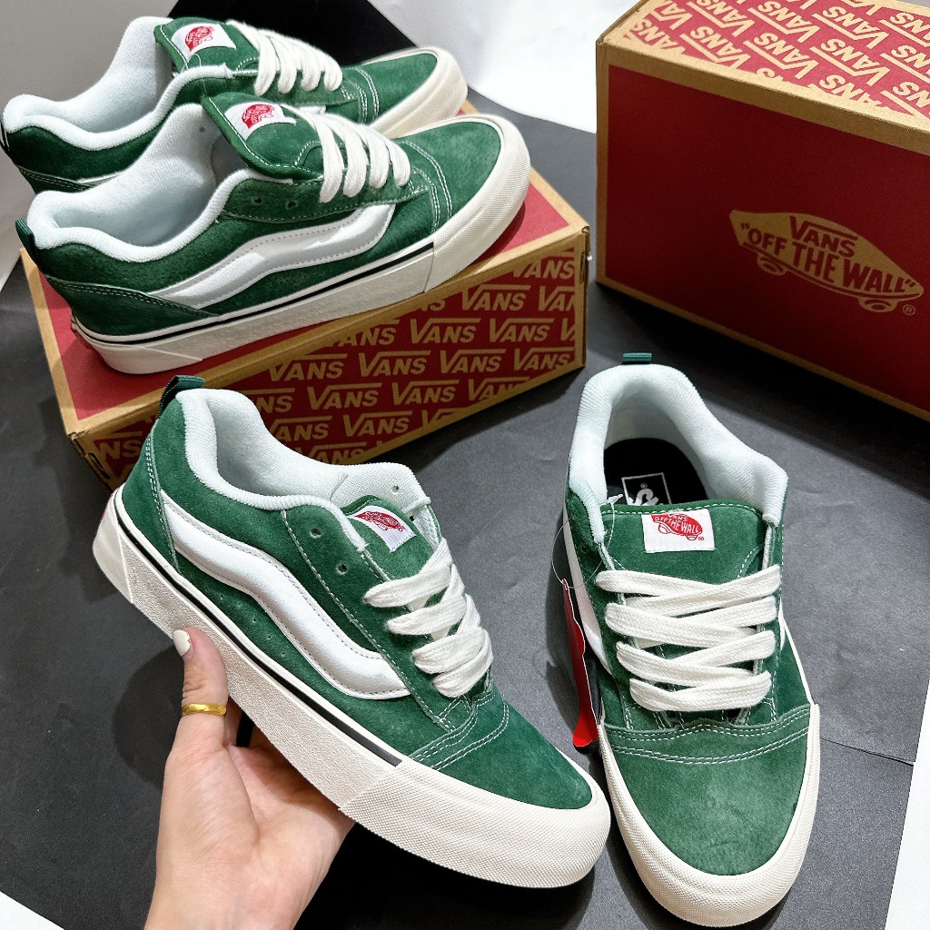 Vans Knu Skool'Green' VN0009QCGRN Sneakers Hot Trend 2024 | Shopee Malaysia