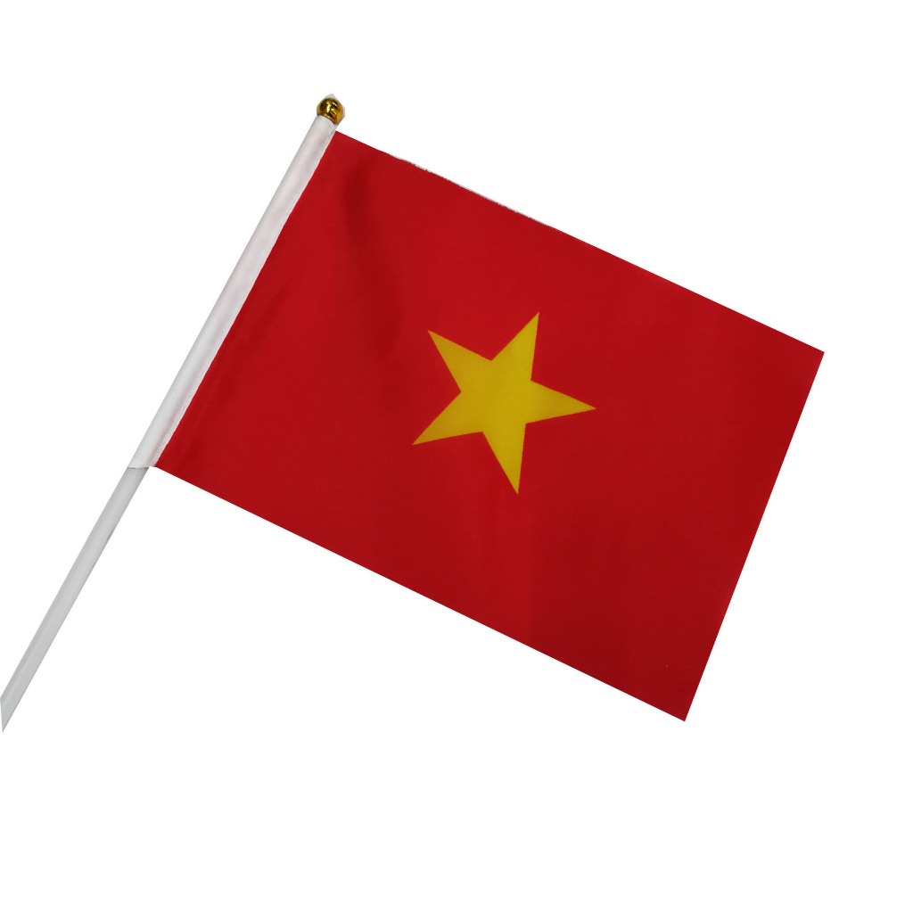 Opening FLAG RED FLAG HAND-HELD YELLOW STAR BEAUTIFUL FABRIC cheering ...