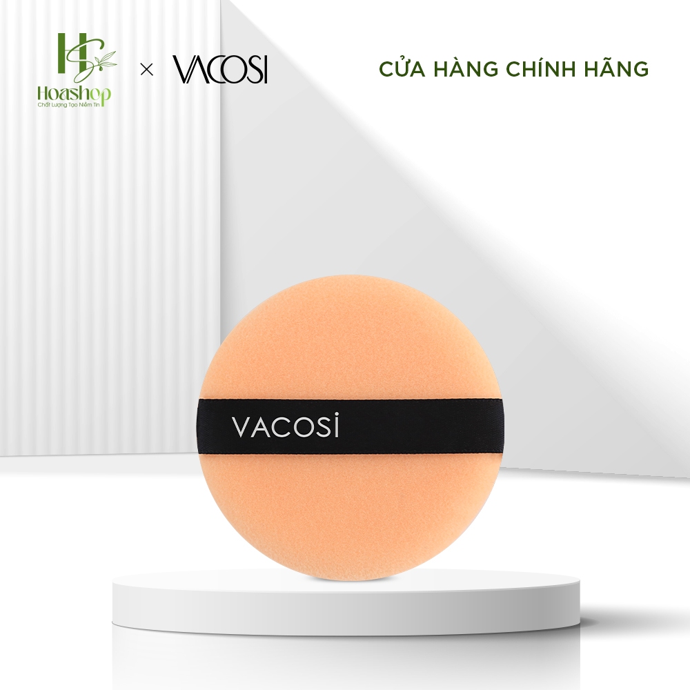 Round DRY POWDER COTTON, MEDIUM SIZE VACOSI MEDIUM ROUND PUFF BP08 ...