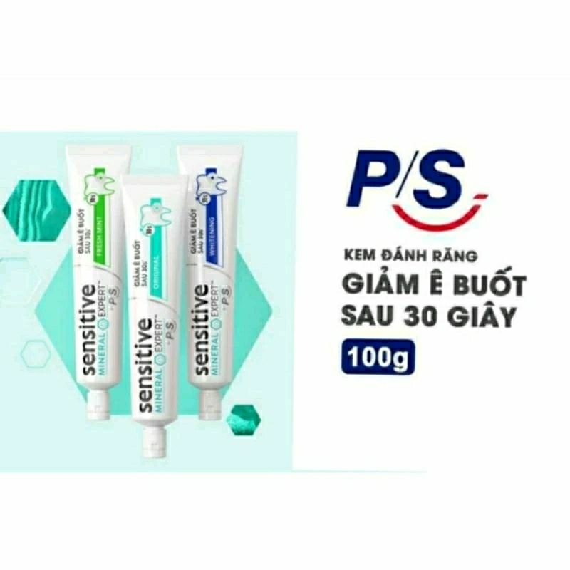 Ps toothpaste reduces sensitivity after 30 seconds Sensitive 100g ...