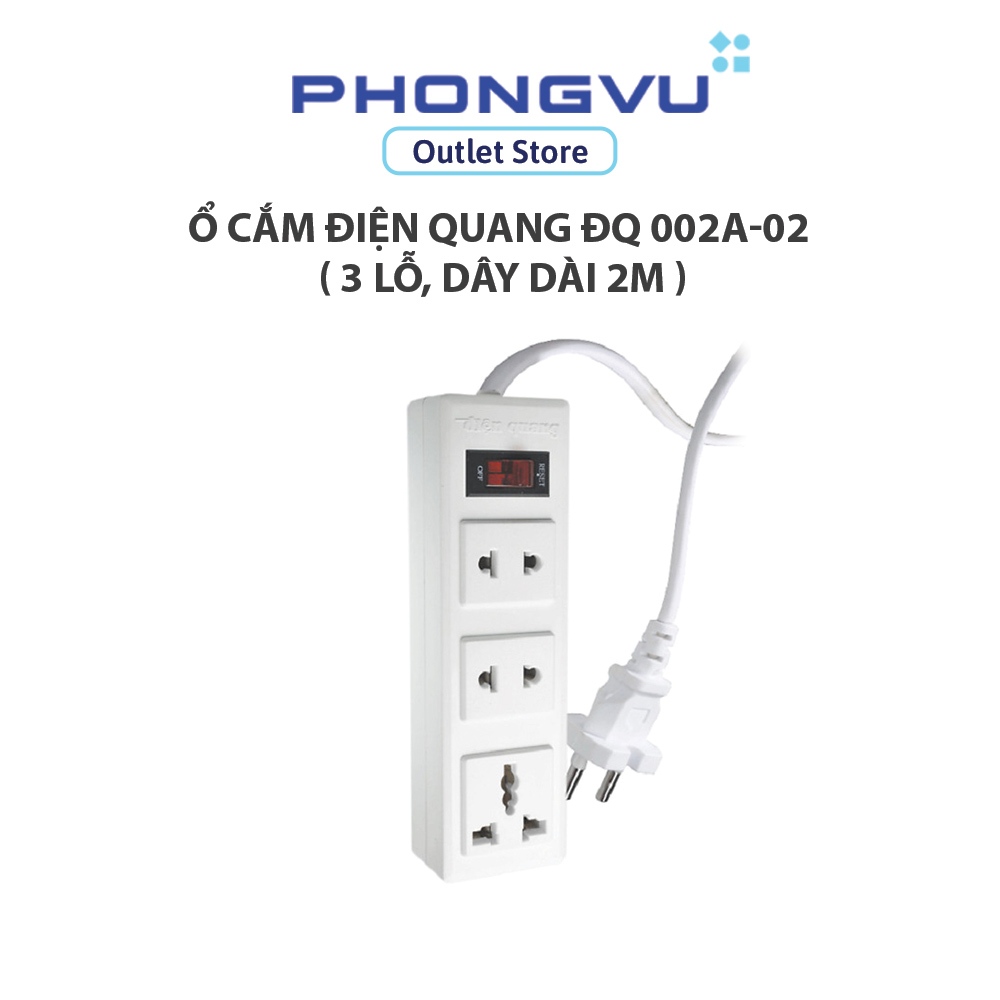 Dq 002A-02 Photoelectric Socket (3 holes, 2m cord) - | Shopee Malaysia