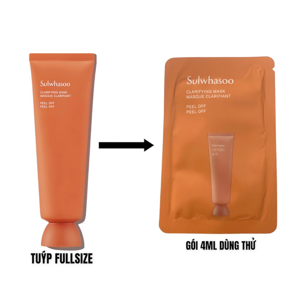 [New Model - 4ml] Sulwhasoo Clarifying Mask 4ml Herbal Skin Brightening ...