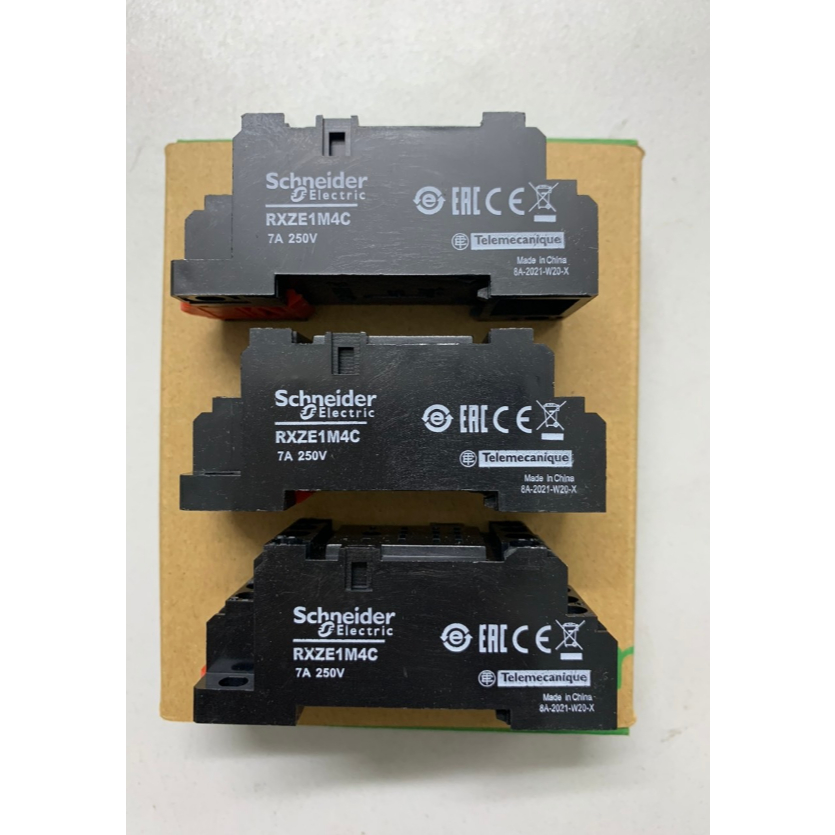 Intermediate Relay RXM4AB2BD, RXM4AB2E7, RXM4AB2P7 Schneider- 4 Poles (14 pins) -24VDC, 48VAC ...