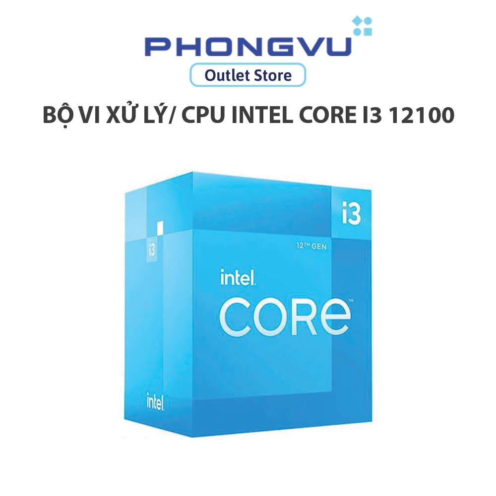 Processor Cpu Intel Core I3 12100 4 Cores 8 Threads 4 3 Ghz Alder
