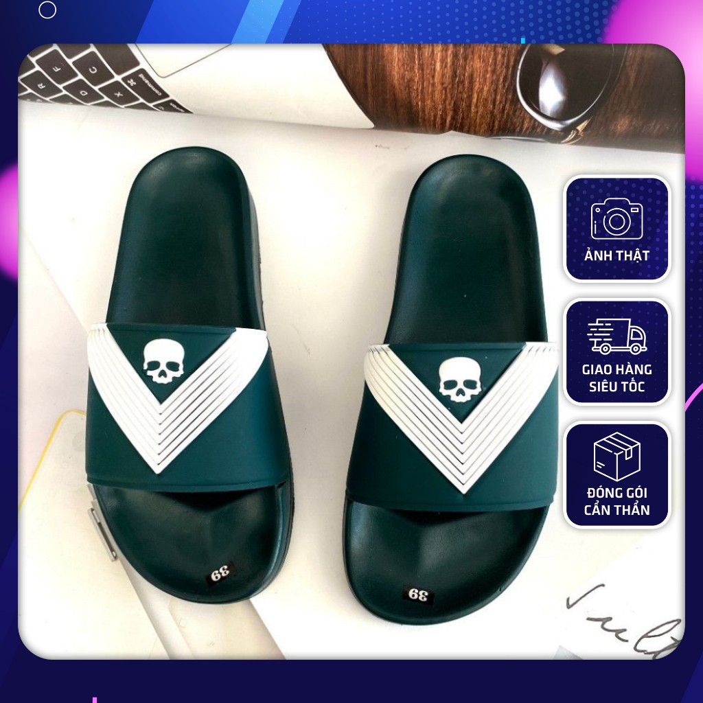 Couple Slippers With HYDRO logo V Letter Pattern For Unisex And High ...