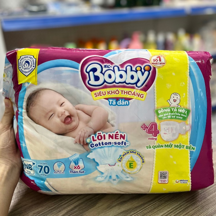 Bobby Diaper Stickers size NB 70 Pieces | Shopee Malaysia