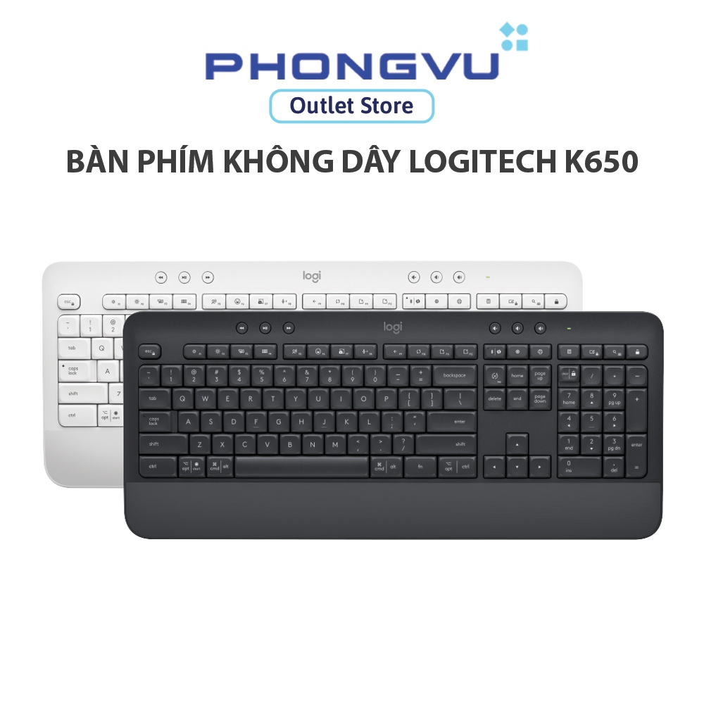 Logitech K650 Wireless Keyboard - | Shopee Malaysia