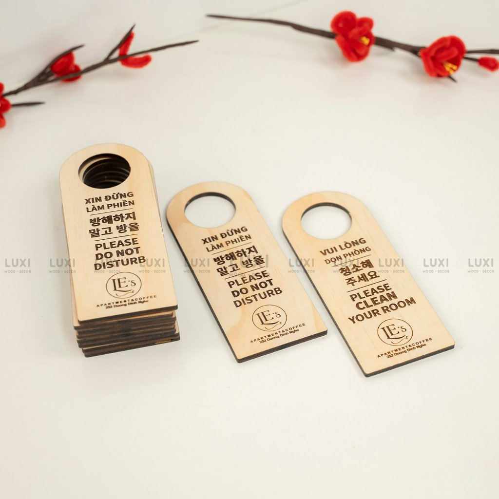 Homestay hang tags, hotel rooms recommend cleaning rooms - don't ...