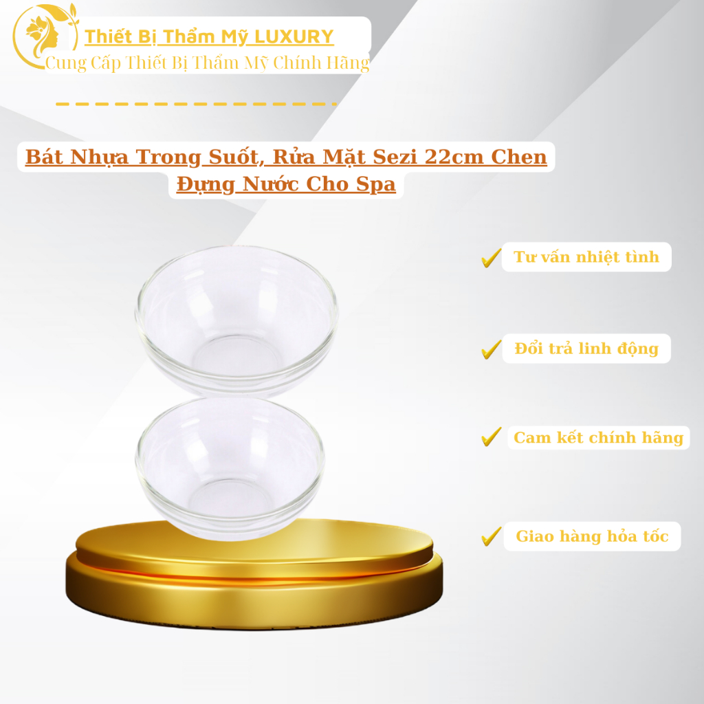 Transparent Plastic Bowl, Face Wash Bowl Used In Aesthetic Spa Size ...