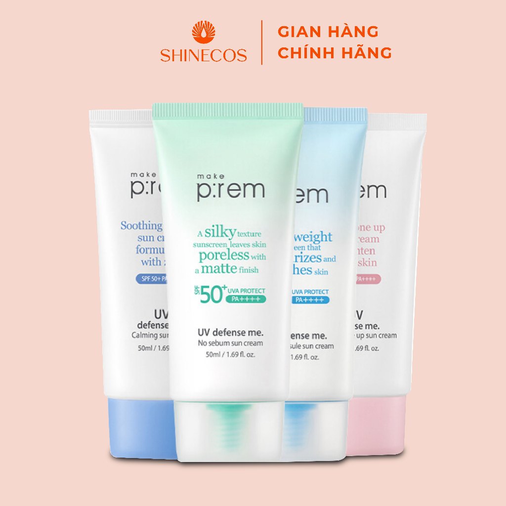 Make Prem UV Sun Cream Make P:rem SPF 50+ PA++++ 50ml | Shopee Malaysia