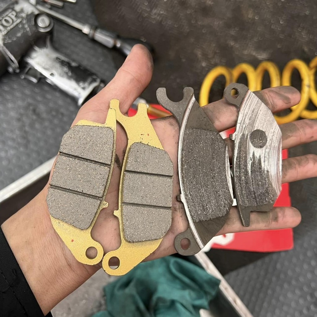 Brake pads, rear disc brake pads for Exciter, Sonic, Raider. Genuine ...